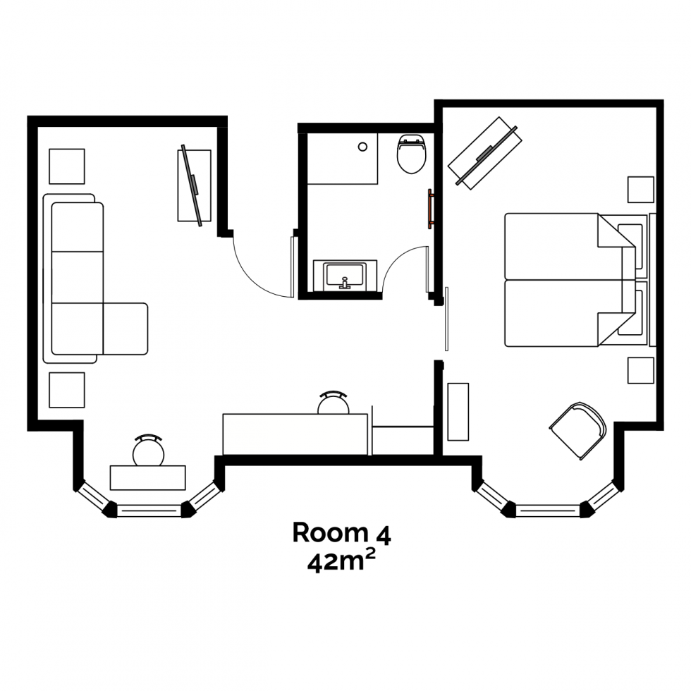Bedrooms at The Shoregate